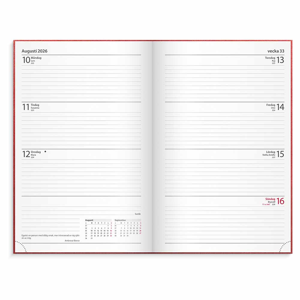 Almanacka Dagbokskalender 2026