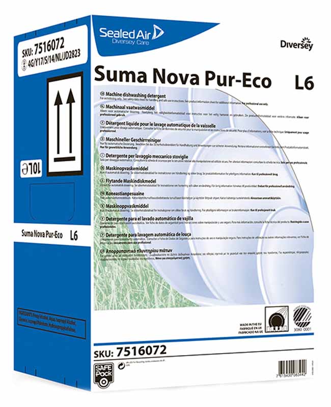 Maskindiskmedel Suma Nova Pur-Eco L6 10 liter, Safepack - (10 liter)
